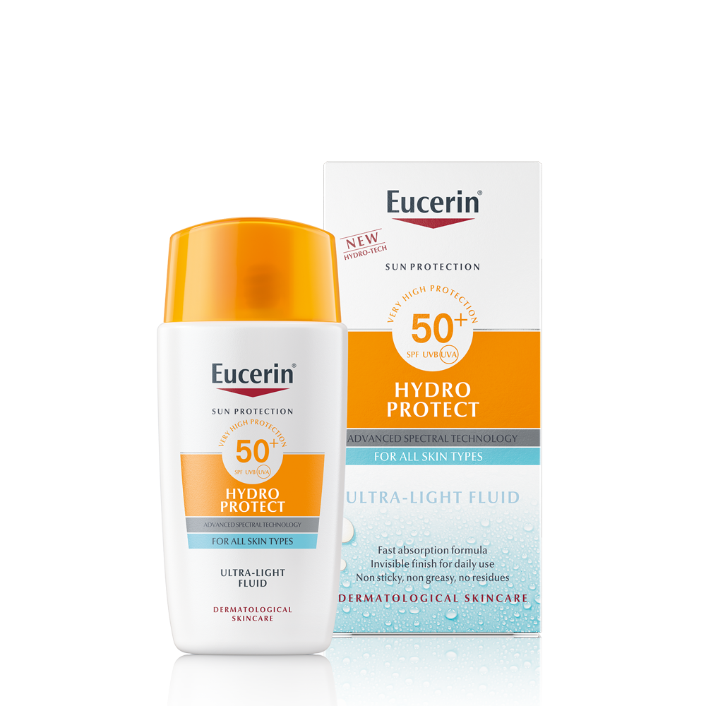 Ultra-light sun fluid / sun protection for all skin types / with SPF 50+