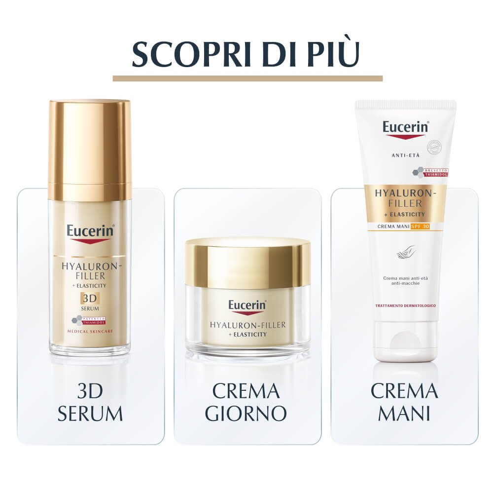 Eucerin Hyaluron-Filler + Elasticity Crema Corpo Anti-età & Anti-macchie