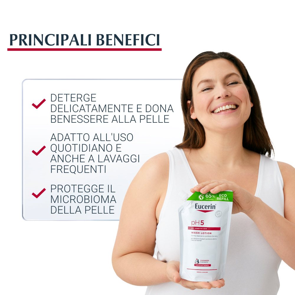 pH5 Detergente Fluido 400ml Refill | Detergente per pelle secca e ...