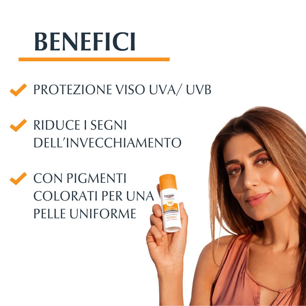 Eucerin Sun Photoaging Control Tinted: solare con SPF 50+ | Eucerin