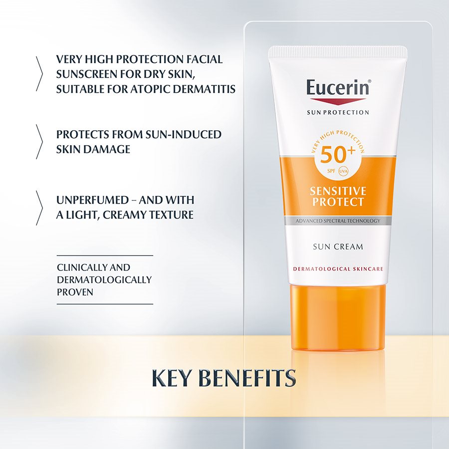 Sun Creme Sensitive Protect SPF 50+ | sunscreen for sensitive, dry skin ...