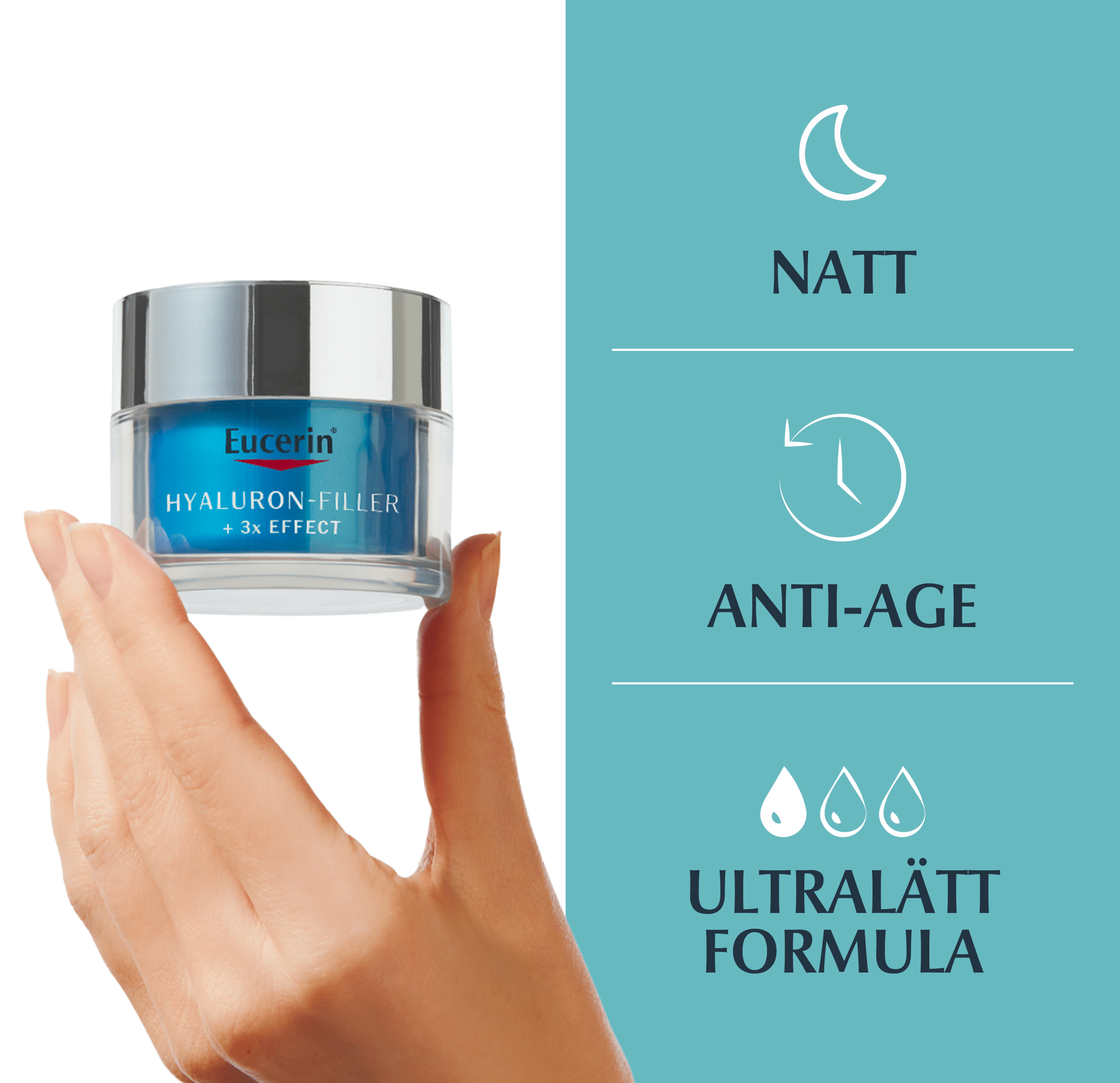 Hyaluron-Filler Moisture Booster Night | Intensivt återfuktande ...