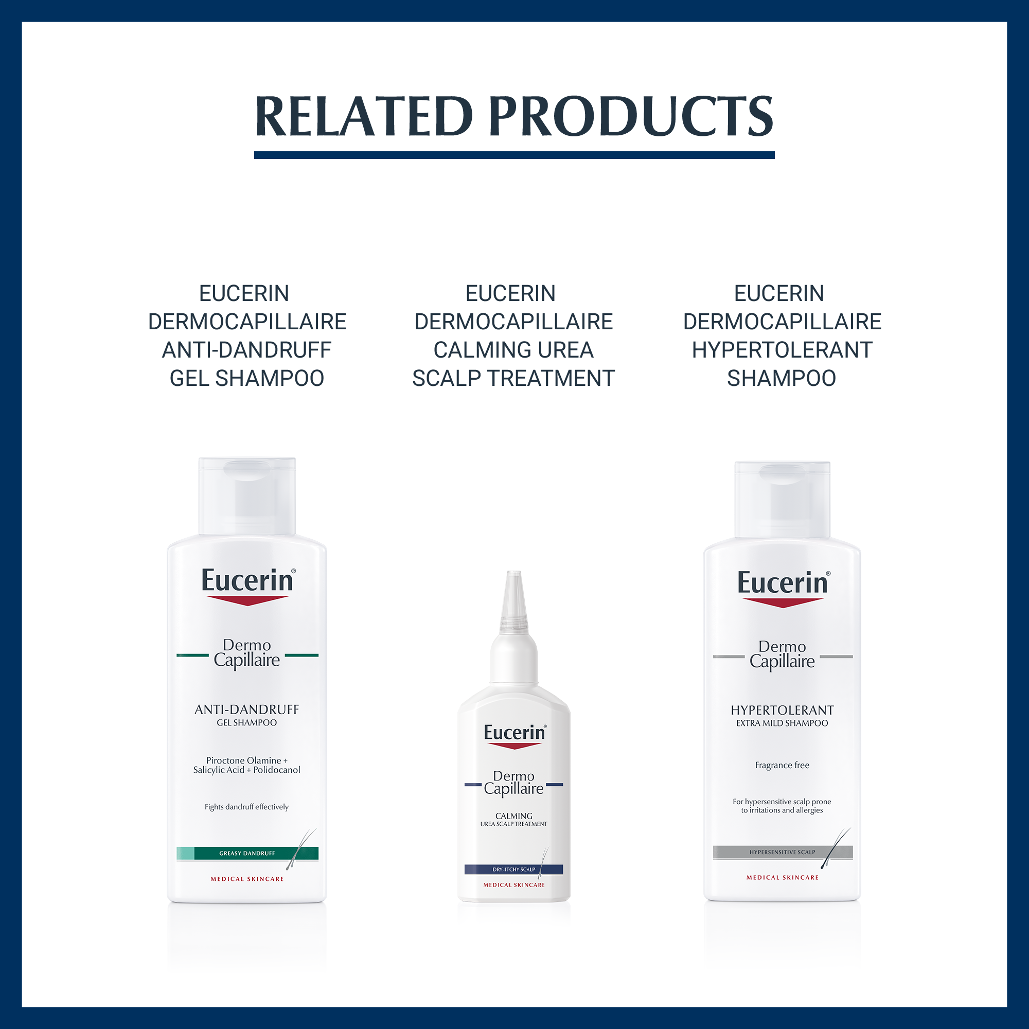 DermoCapillaire Anti-Dandruff Creme Shampoo Ι Dry dandruff | Eucerin