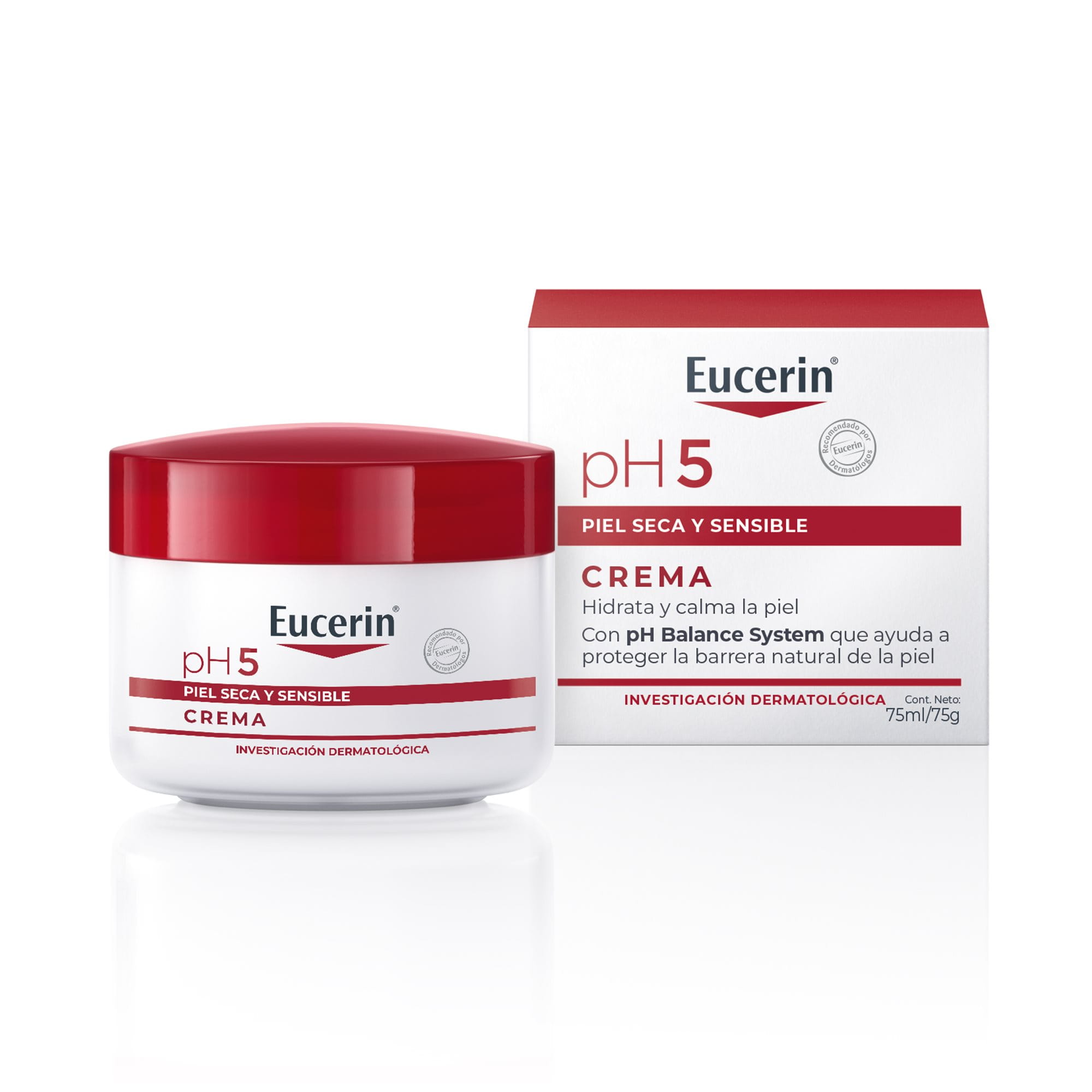 pH5 Crema Facial y Corporal para Piel Seca y Sensible | Eucerin