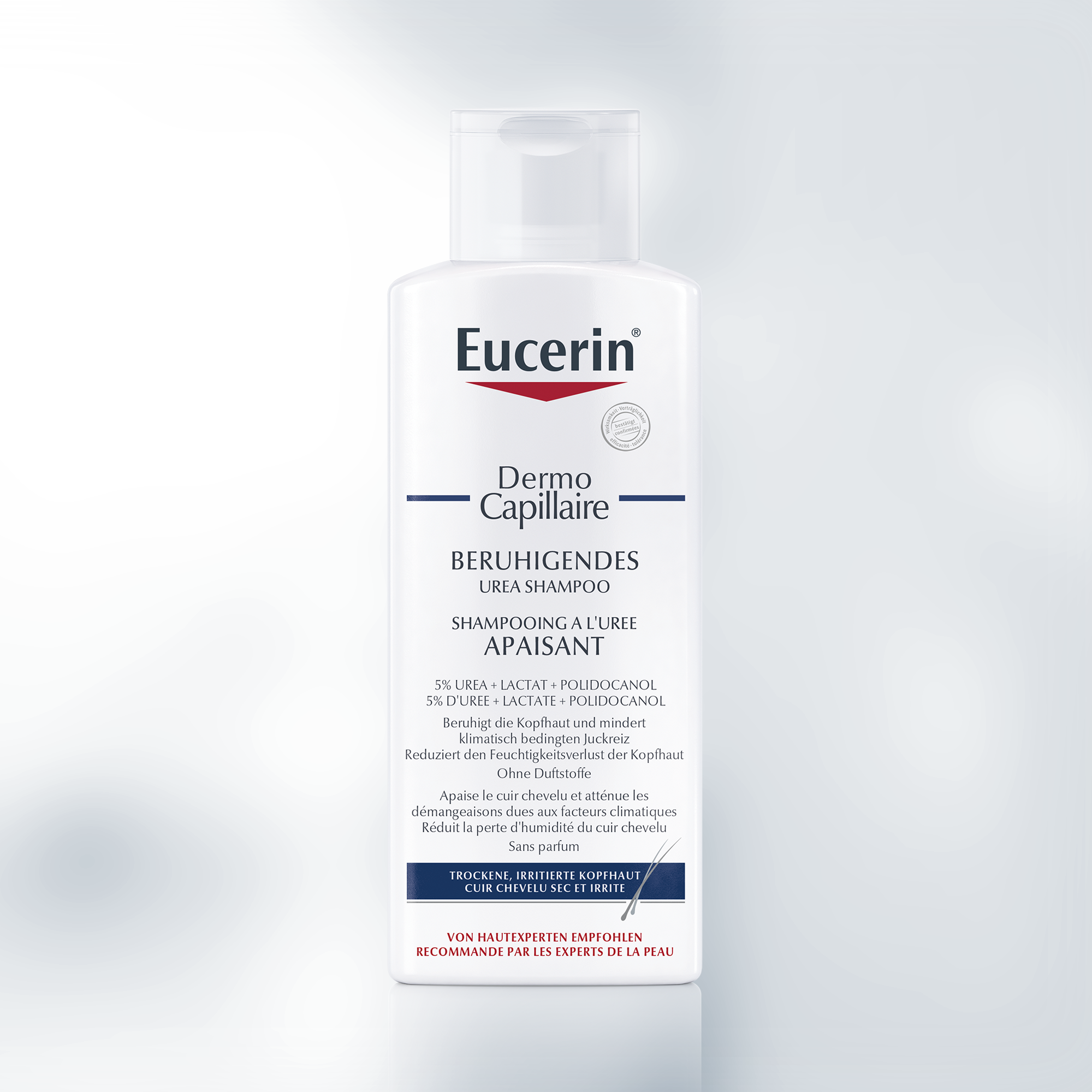 Urea Shampoo für trockene Kopfhaut |DermoCapillaire| Eucerin