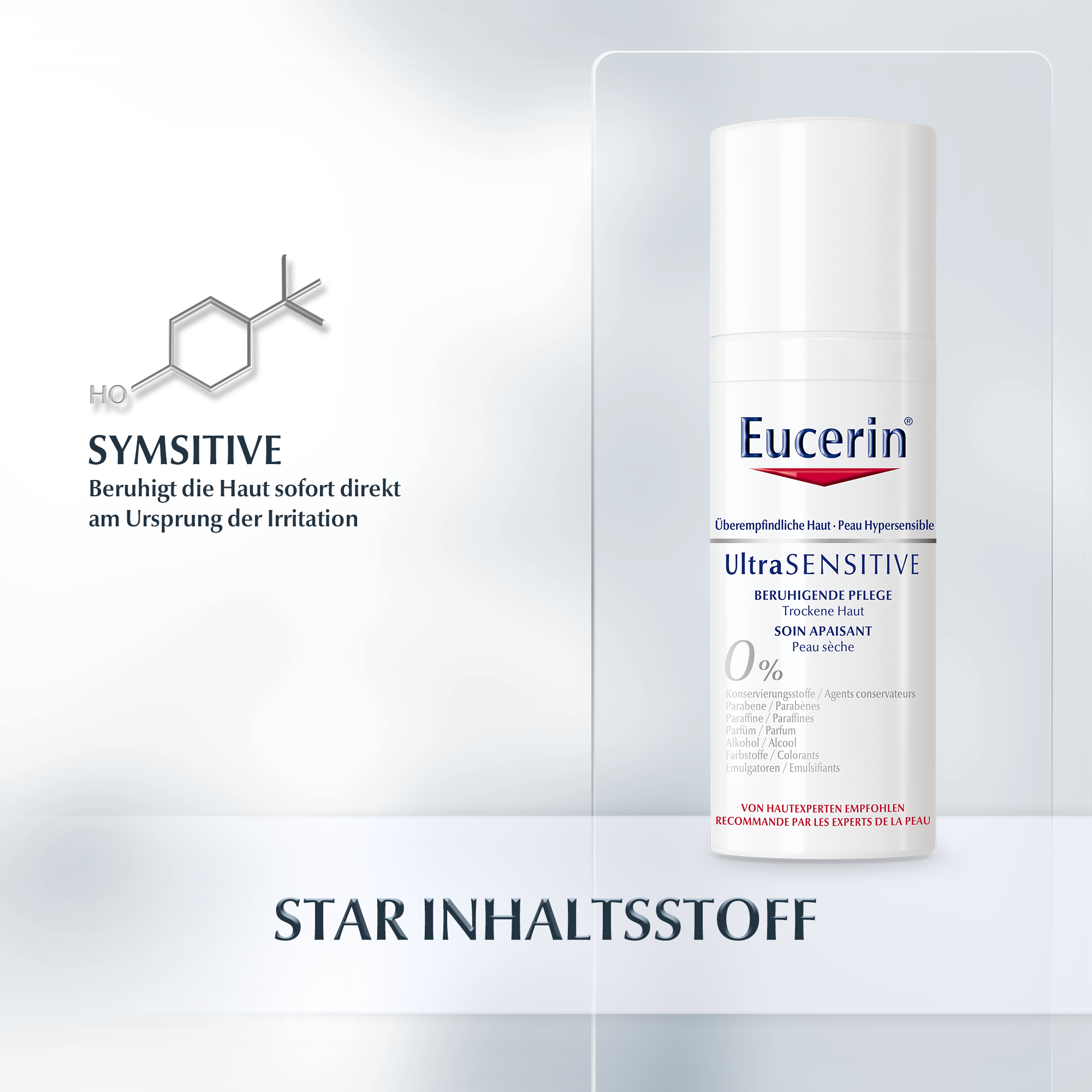 Beruhigende Pflege für überempfindliche Haut |UltraSENSITIVE| Eucerin