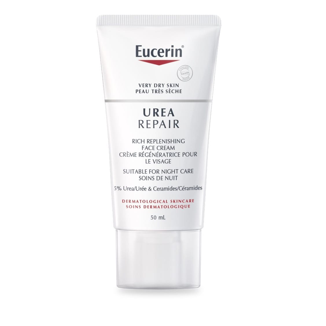 Eucerin 5% Urea Replenishing Face Cream | Dry Skin Relief