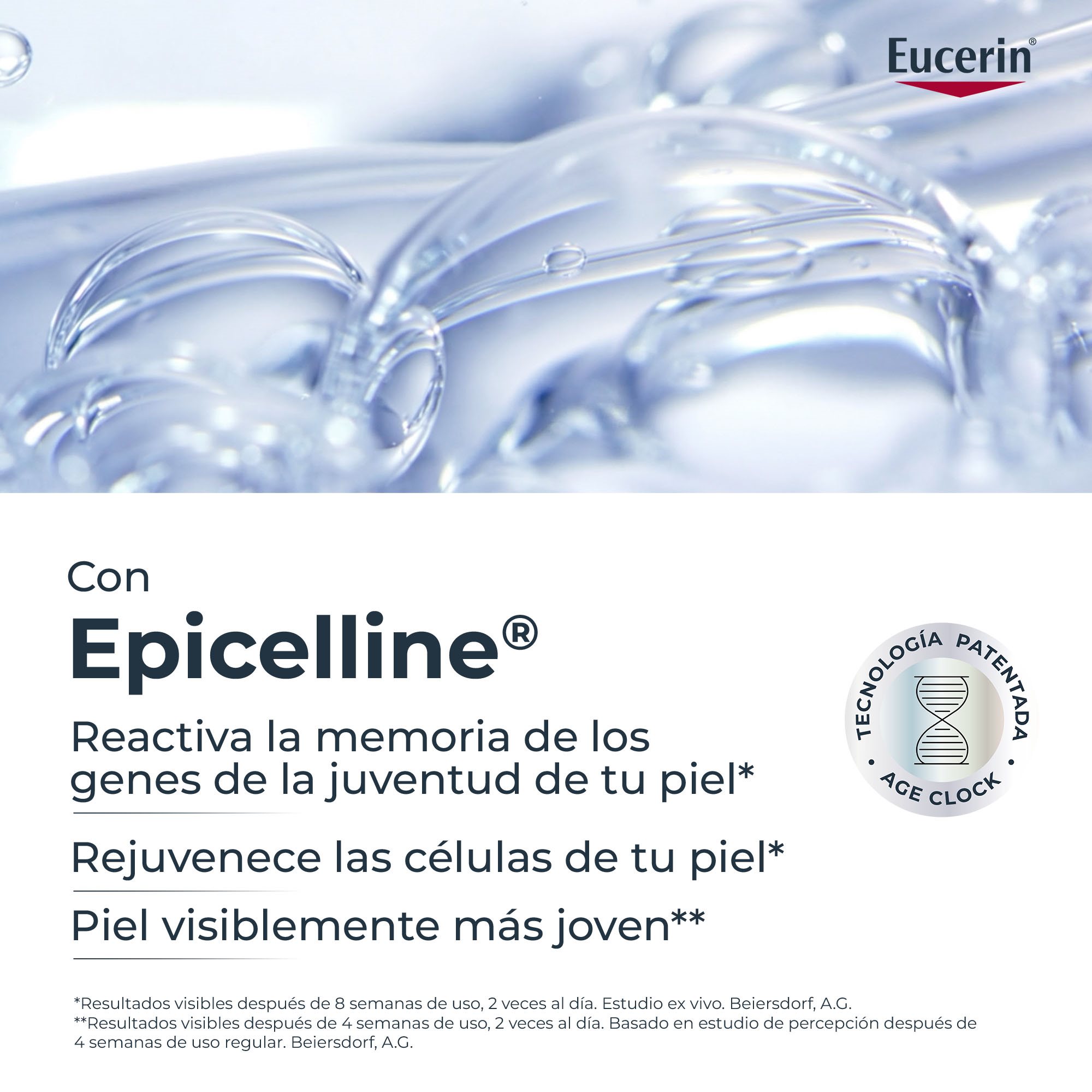 Eucerin® Hyaluron-Filler Epigenetic Serum: Hidratación y Rejuvenecimiento