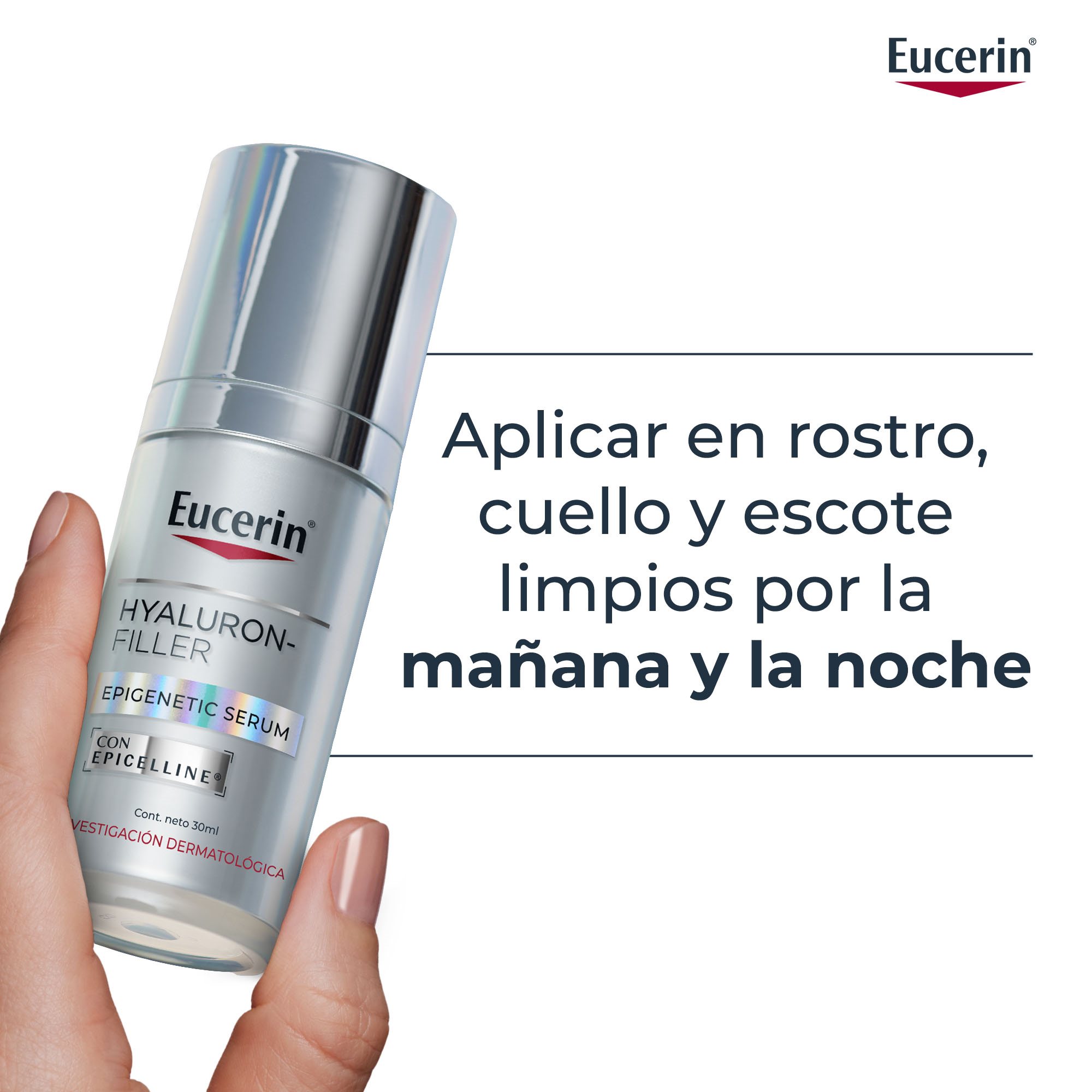 Eucerin® Hyaluron-Filler Epigenetic Serum: Hidratación y Rejuvenecimiento