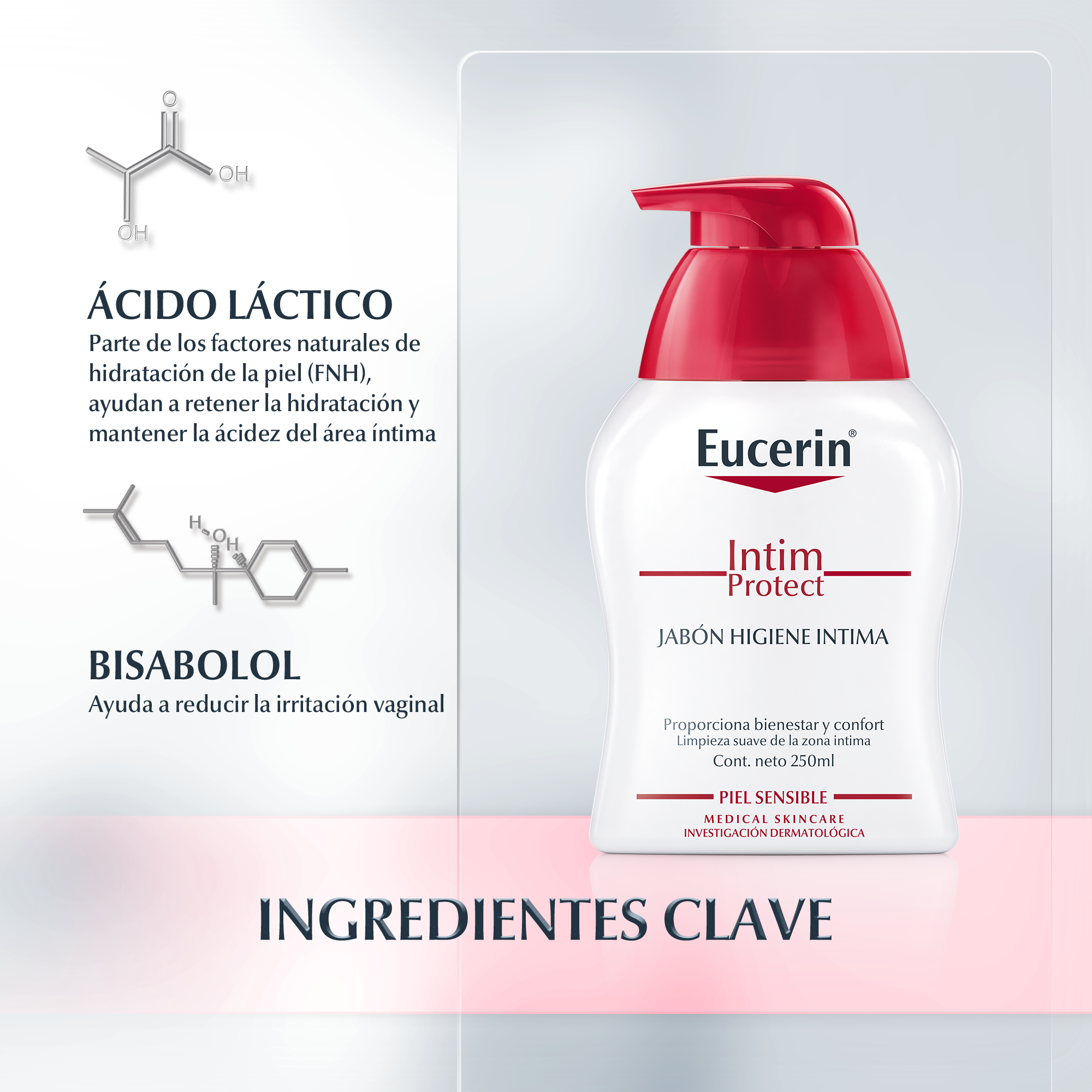 Higiene Íntima Piel Sensible | Jabón de Limpieza Suave | Eucerin