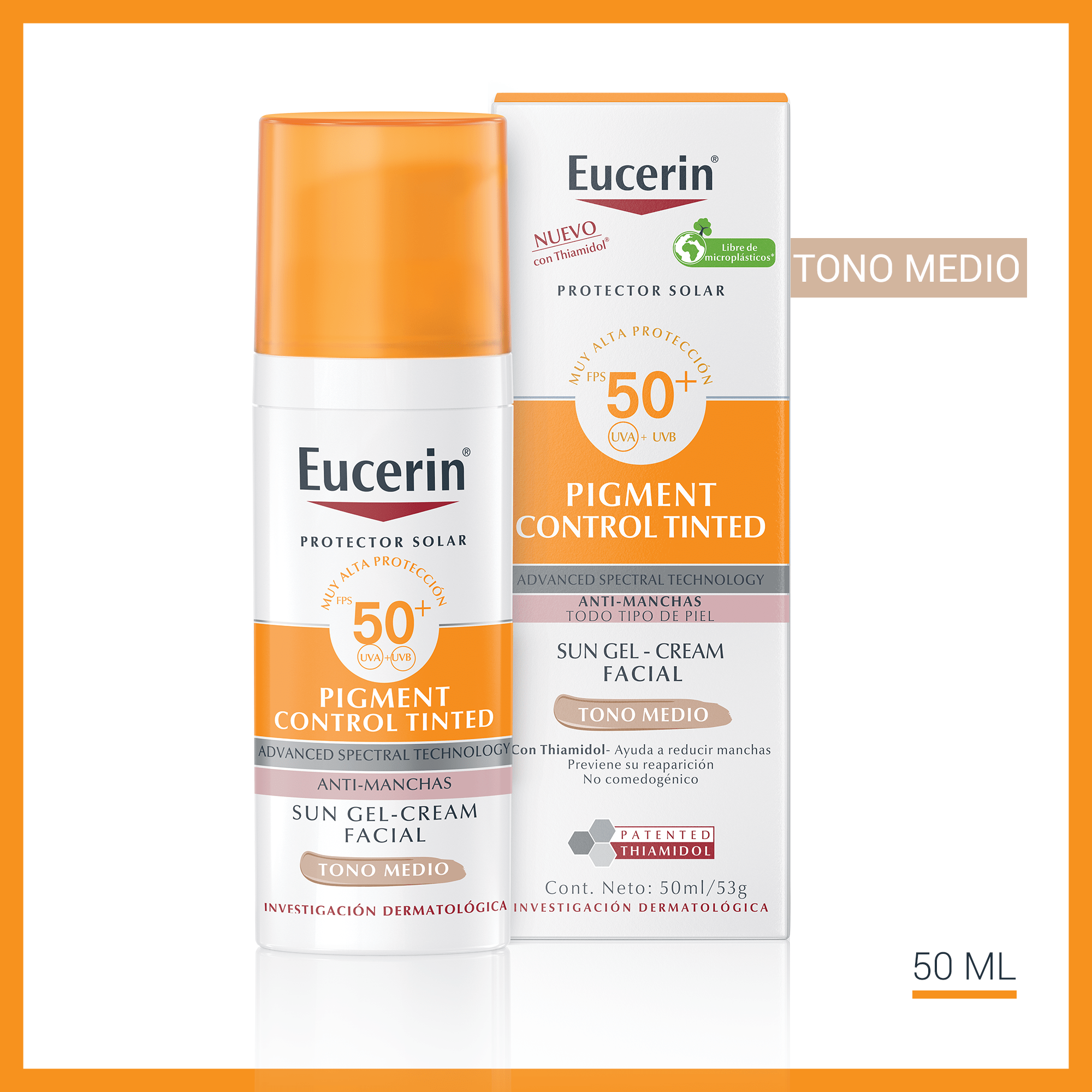 Eucerin Sun Pigment Control Tono Medio FPS50+ | Eucerin Chile