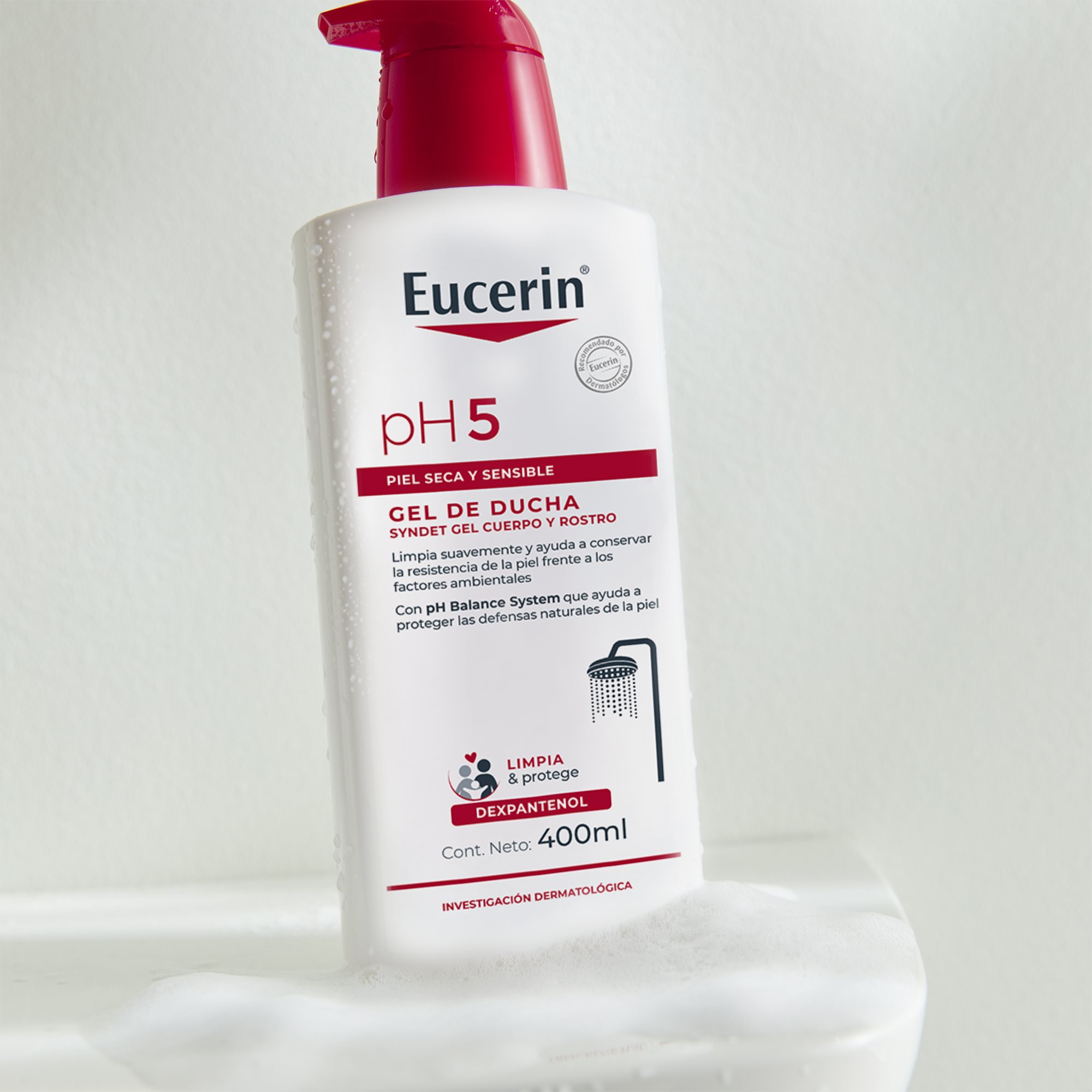 pH5 syndet Gel | Limpiador para piel seca y sensible | Eucerin