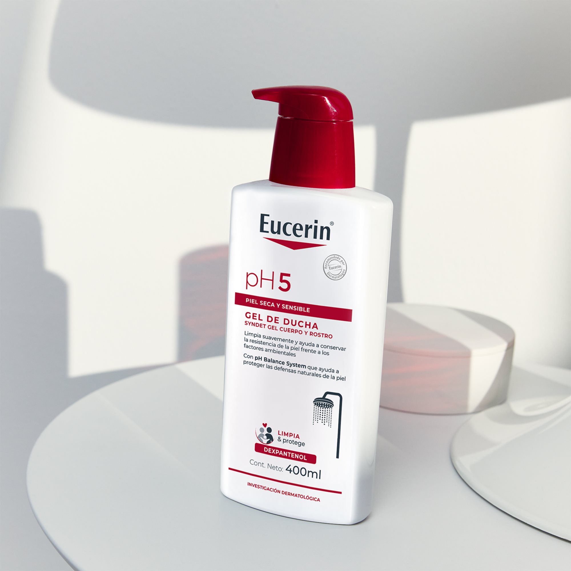 pH5 syndet Gel | Limpiador para piel seca y sensible | Eucerin