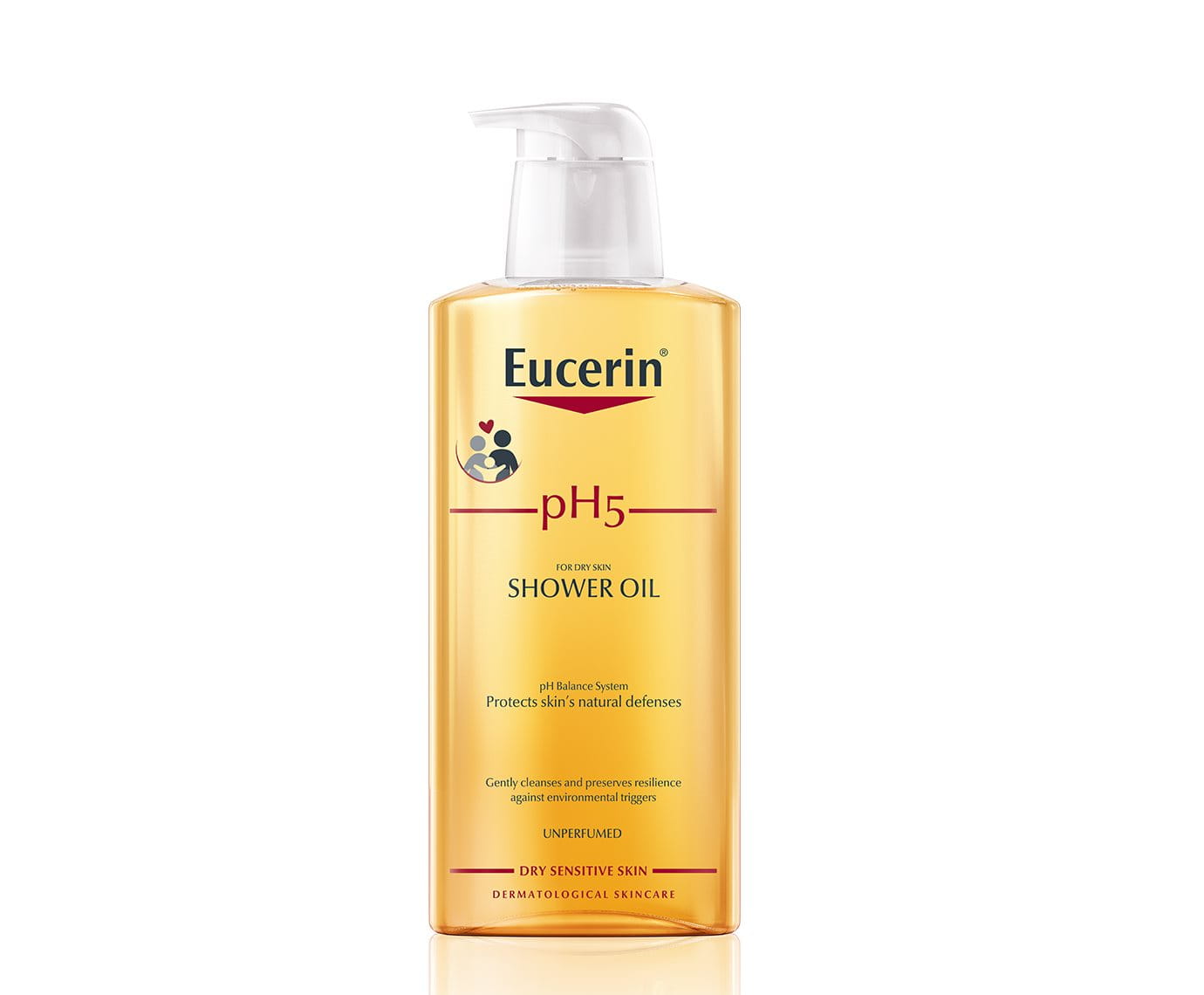 Eucerin pH5 Shower Oil Unperfumed | Rengörande, parfymfri och skyddande ...