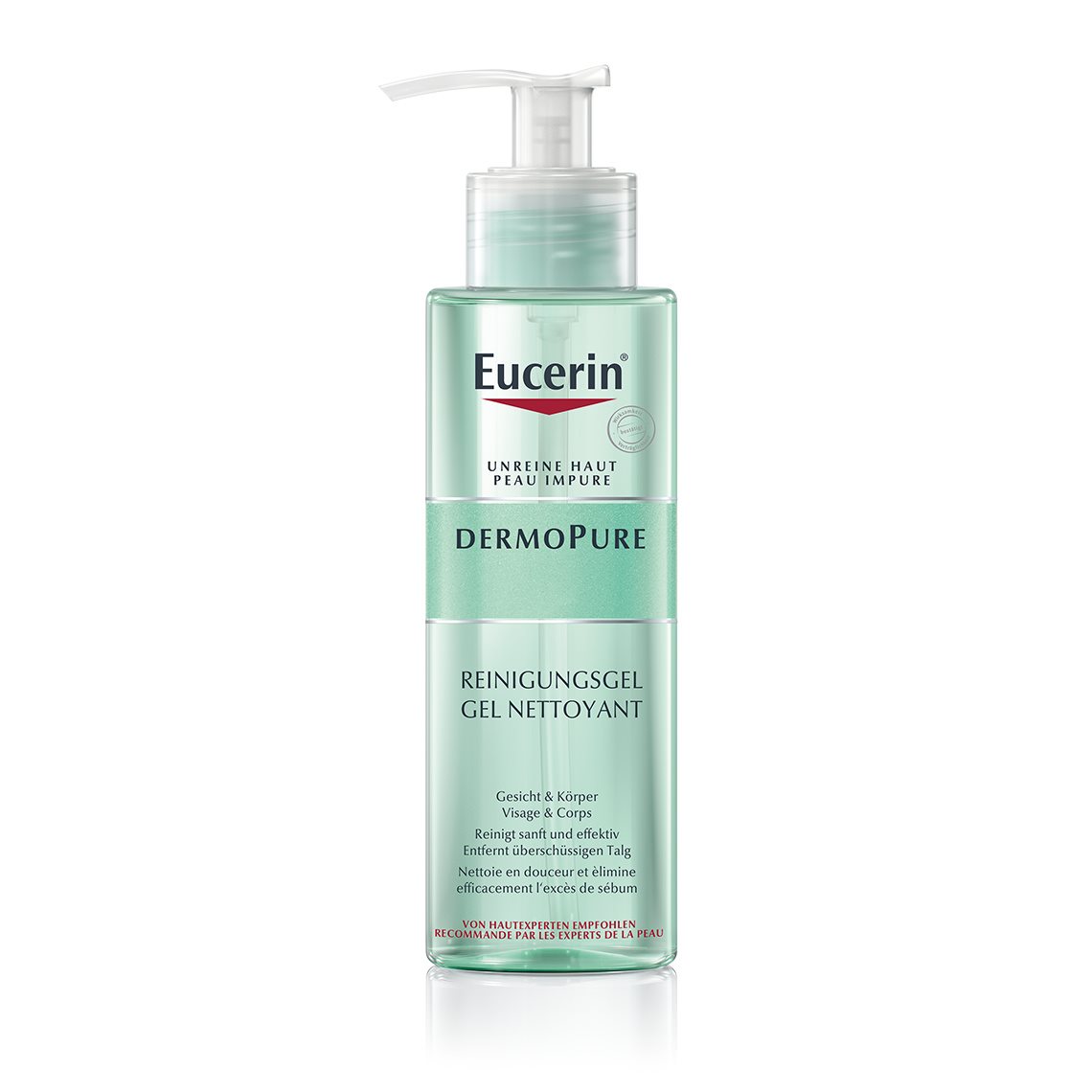 Gammes Eucerin pour le soin du visage et toutes les peaux