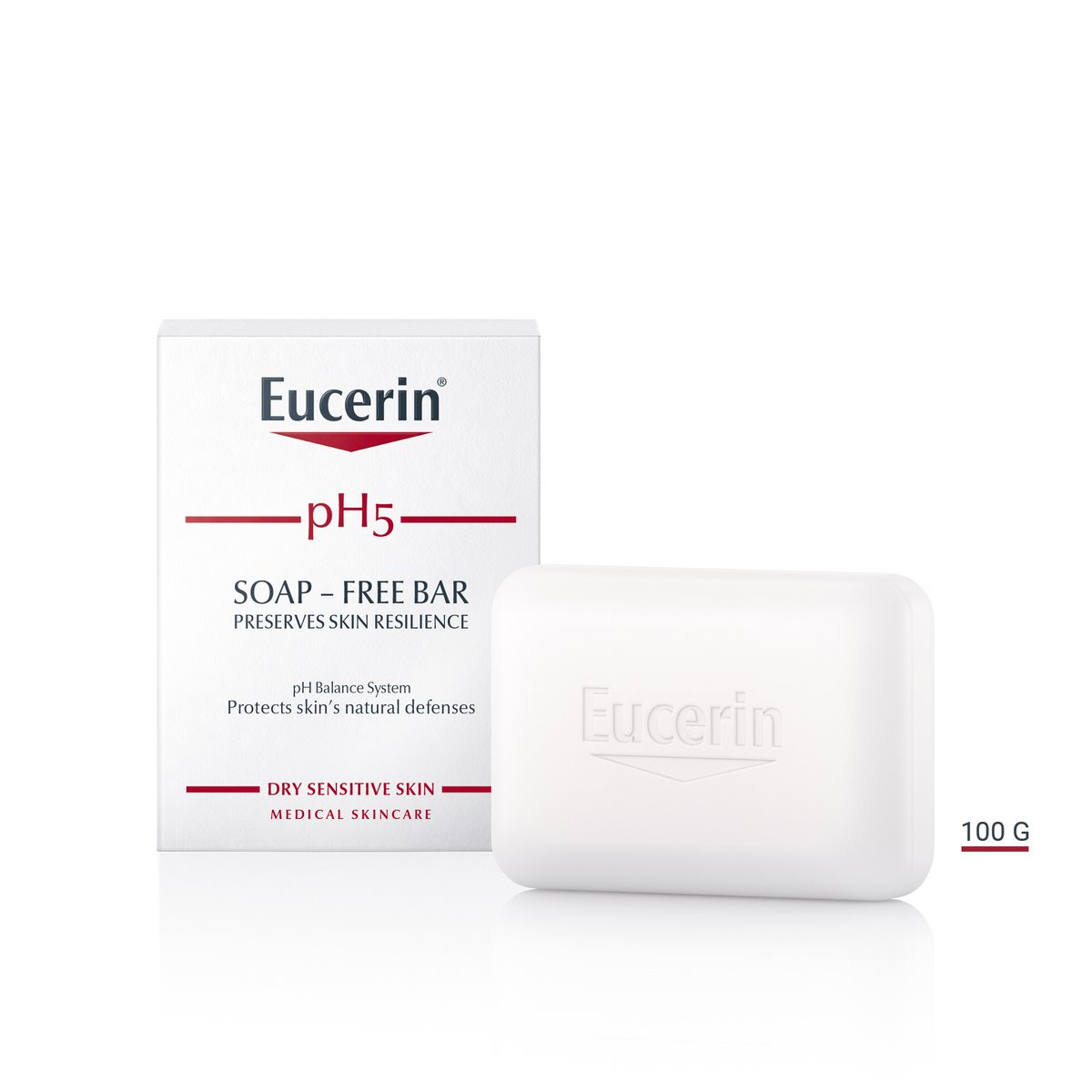 pH5 Soap-Free Bar | soap-free bar for dry, sensitive skin | Eucerin
