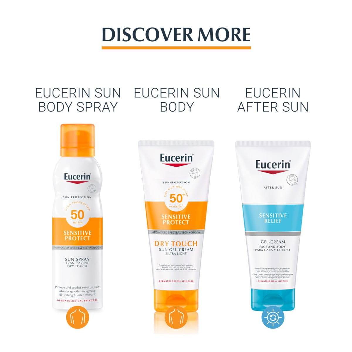 Facial Sunscreen for Sensitive Skin SPF 50+ | Eucerin
