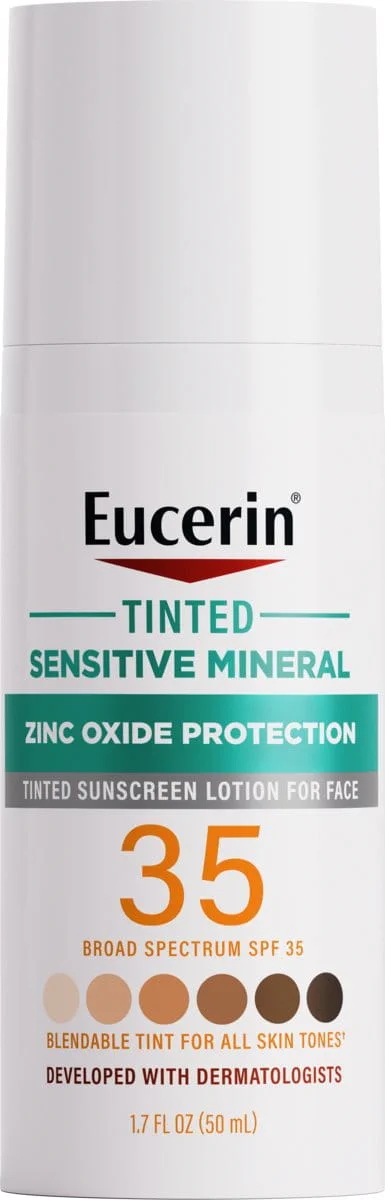 Tinted Mineral Face Sunscreen Lotion SPF 50 - Eucerin Sun