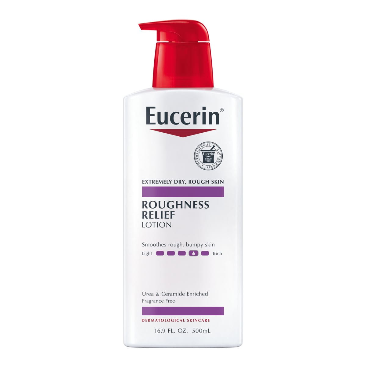 Eucerin Roughness Relief Body Lotion, Unscented Body Lotion