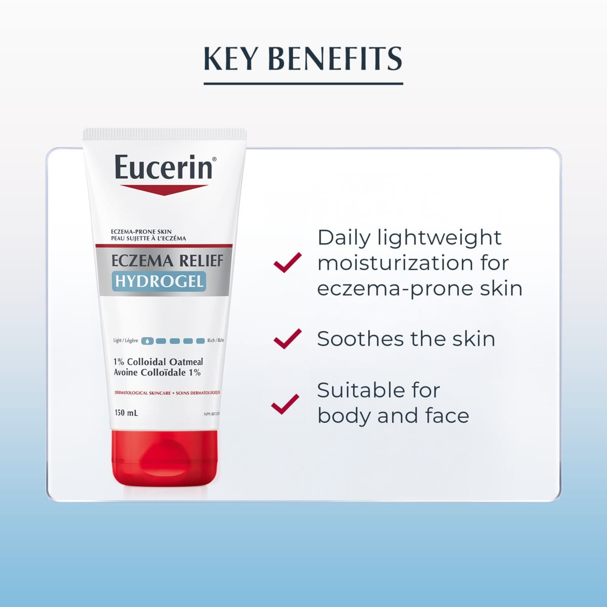 Eucerin Eczema Relief Hydrogel -, Dry, eczema-prone skin- Eucerin