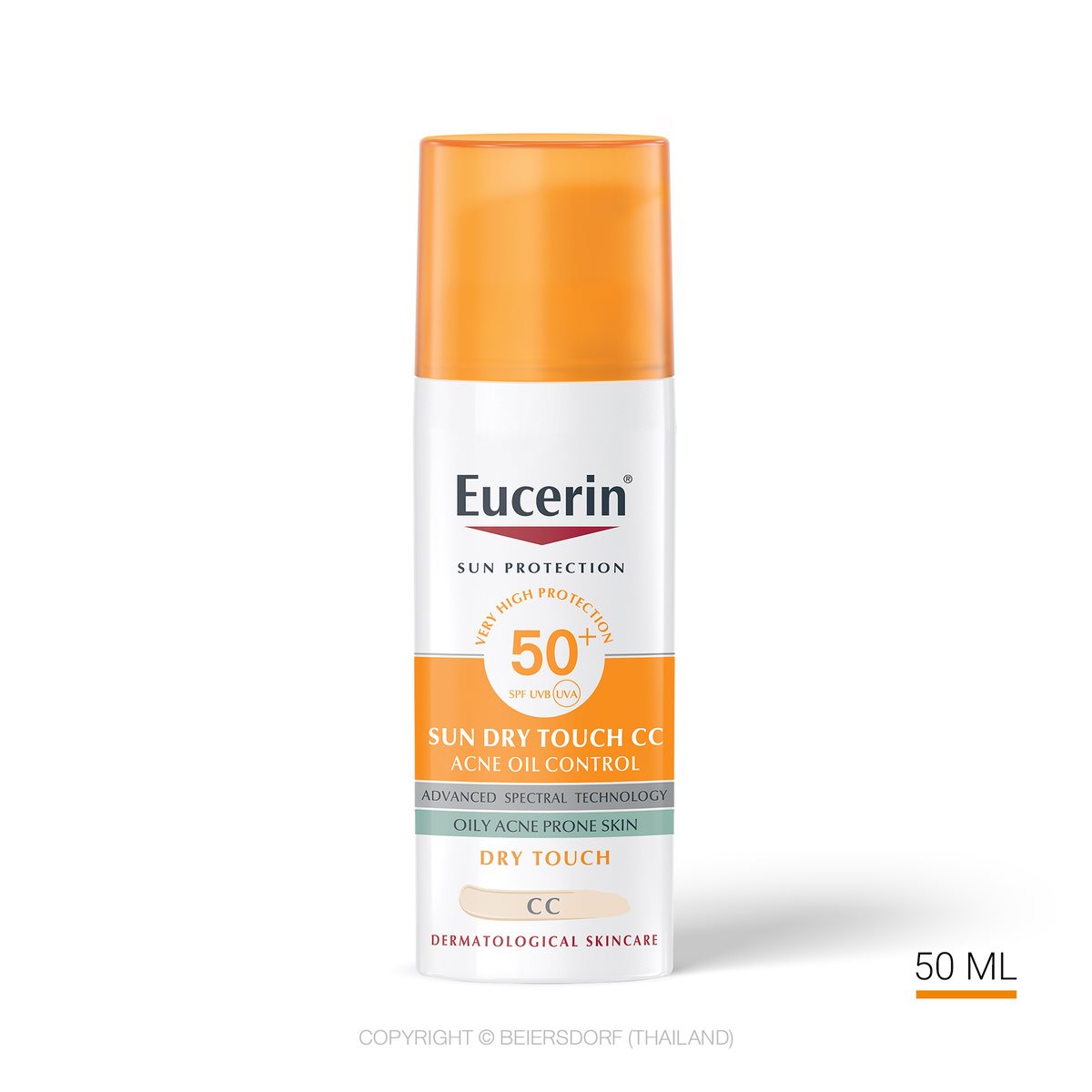 EUCERIN SUN DRY TOUCH CC ACNE OIL CONTROL SPF 50+ PA++++