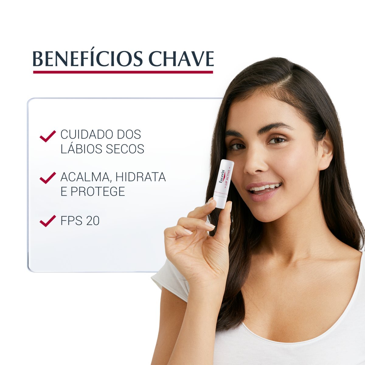Lip Active| batom de cieiro para lábios secos, ásperos e sensíveis ...