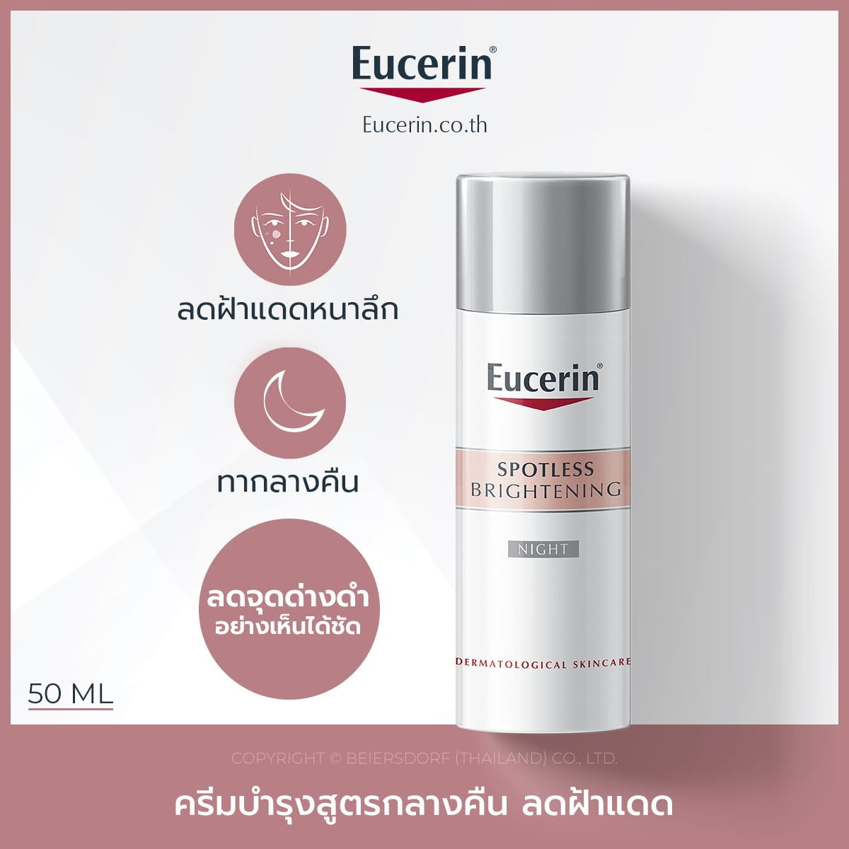 Eucerin SPOTLESS BRIGHTENING NIGHT สูตรกลางคืน l Eucerin