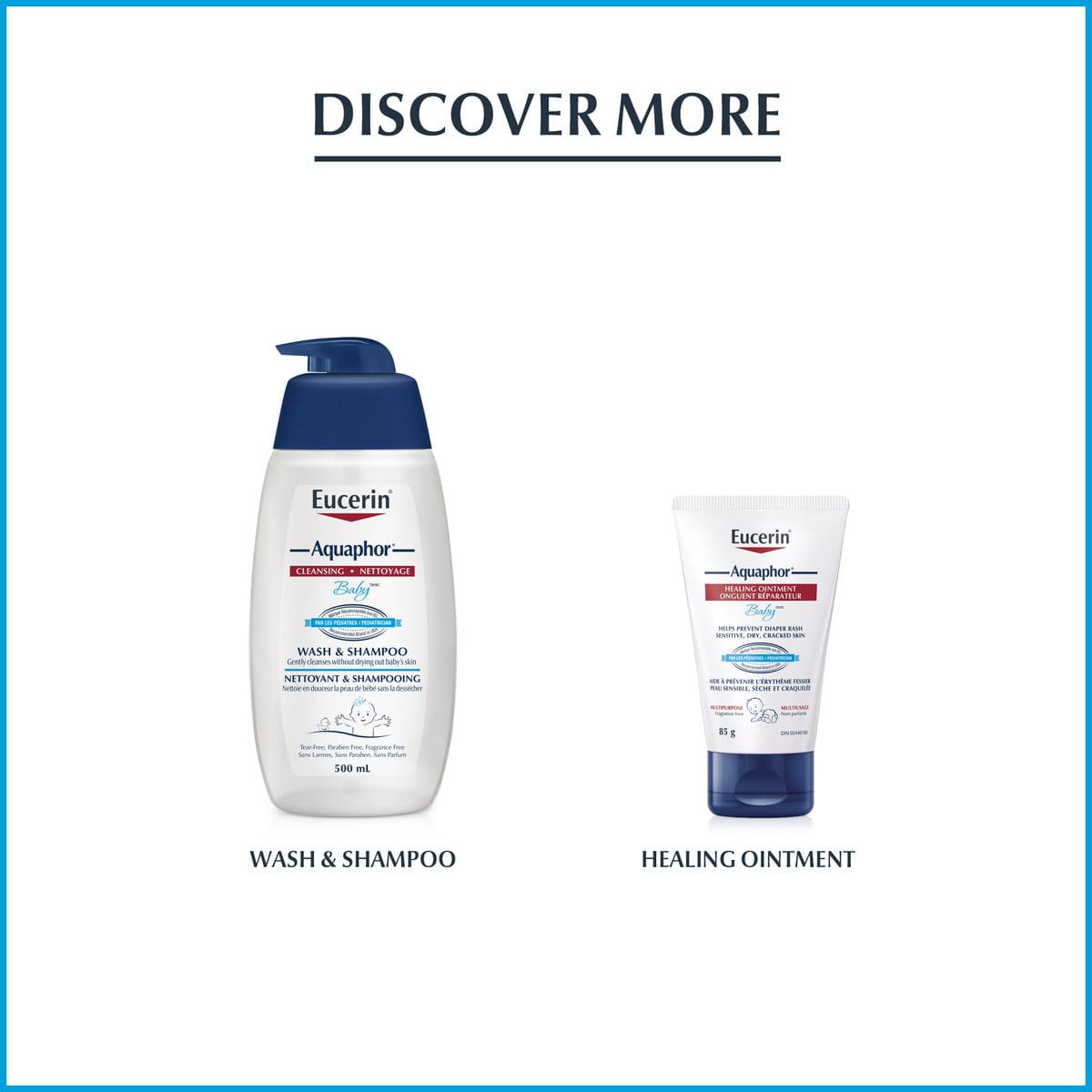 Aquaphor Baby 3-in-1 Diaper Rash Cream - Eucerin Canada