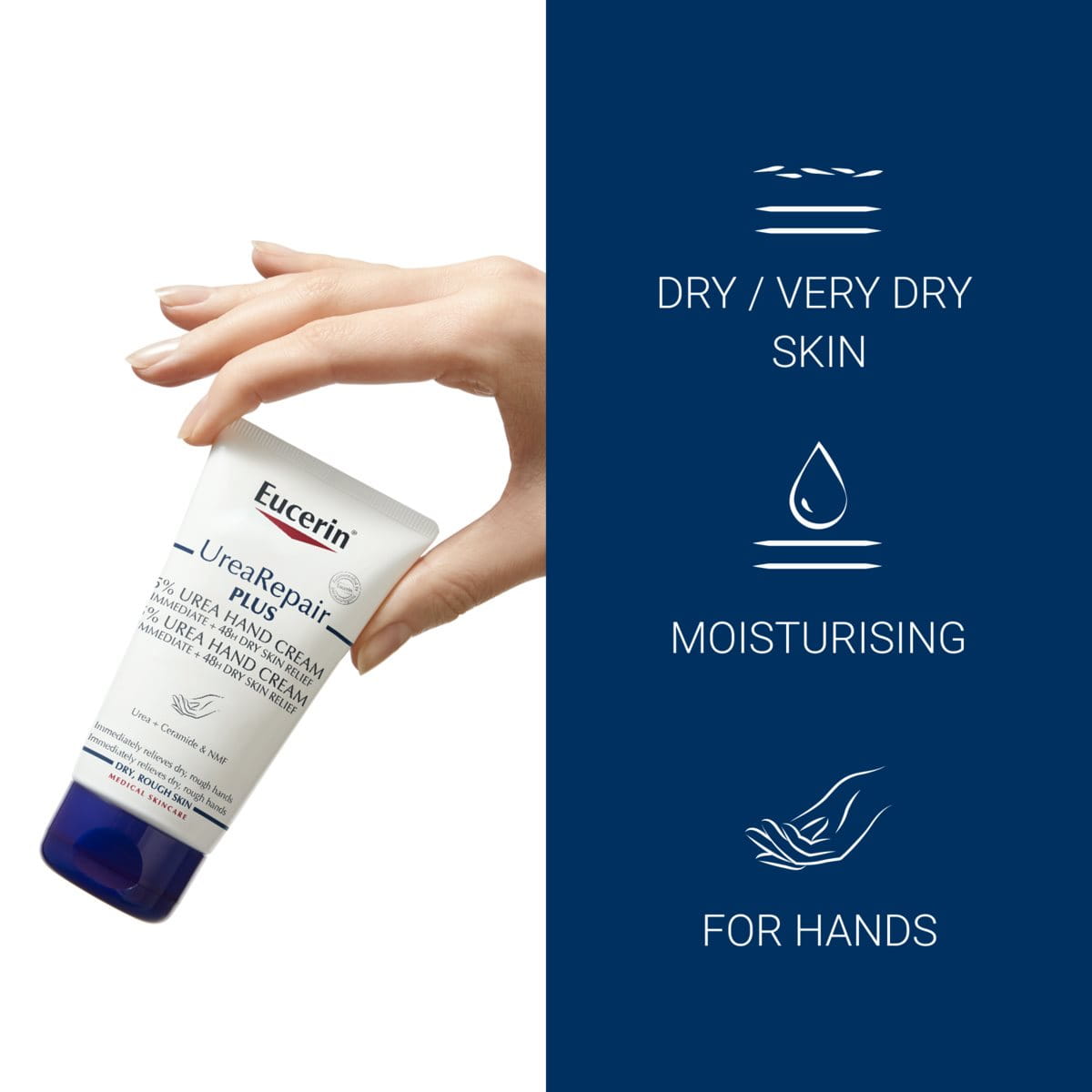 Eucerin Hand Cream For Dry Skin | 5% Urea Hand Cream