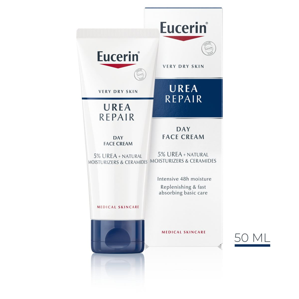 UreaRepair Day Face Cream for dry skin | Eucerin