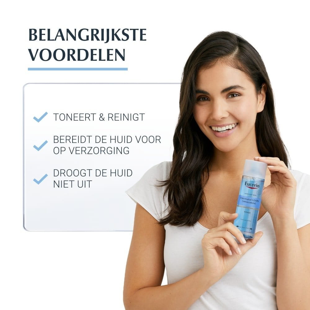 DermatoCLEAN [HYALURON] Tonic voor alle huidtypen | Eucerin