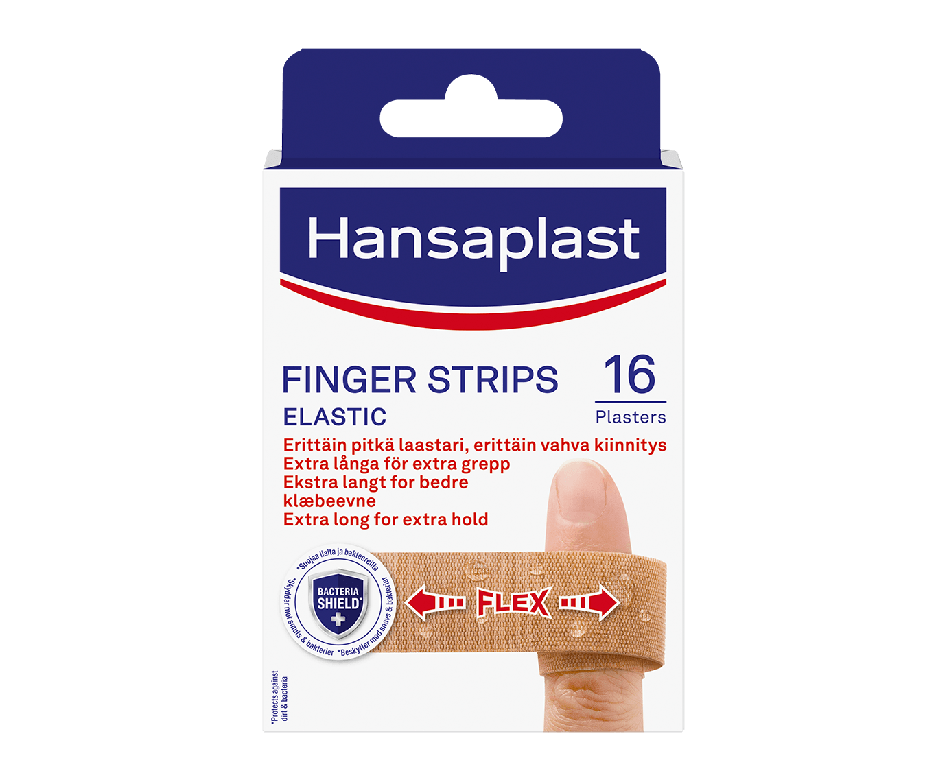 Hansaplast Elastic Finger Strips - Extra skydd för fingret