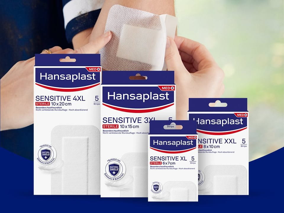 Hansaplast Sensitive & Aqua Protect XL+