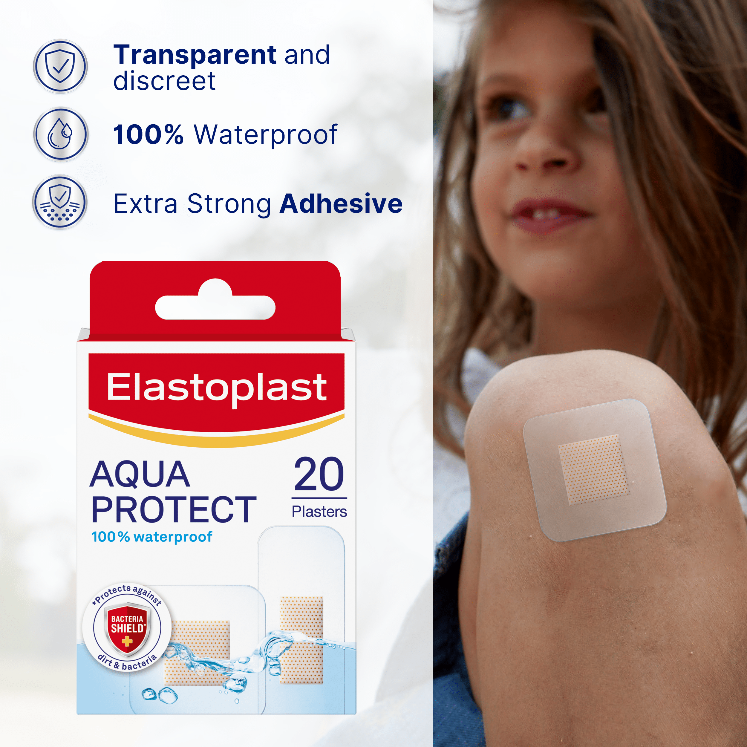 Aqua Protect Waterproof Plasters | Elastoplast