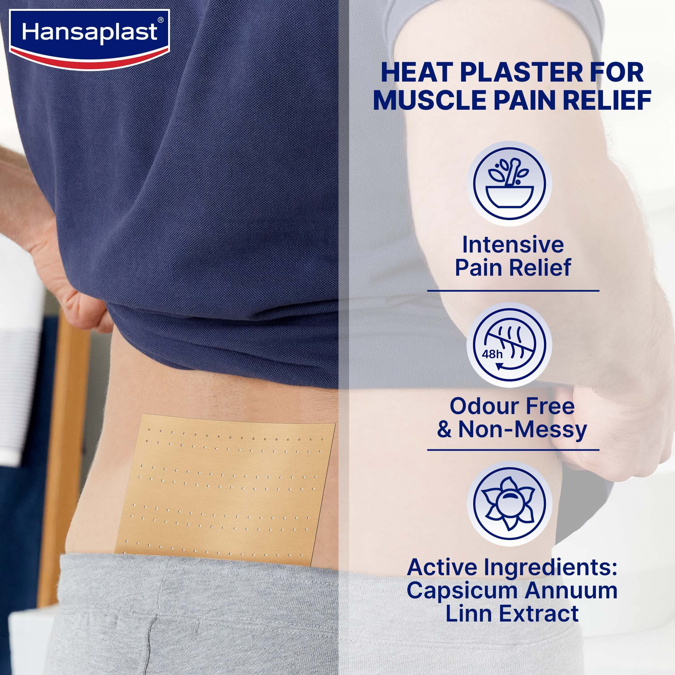Lion Heat Capsicum Plaster for back pain | Hansaplast India