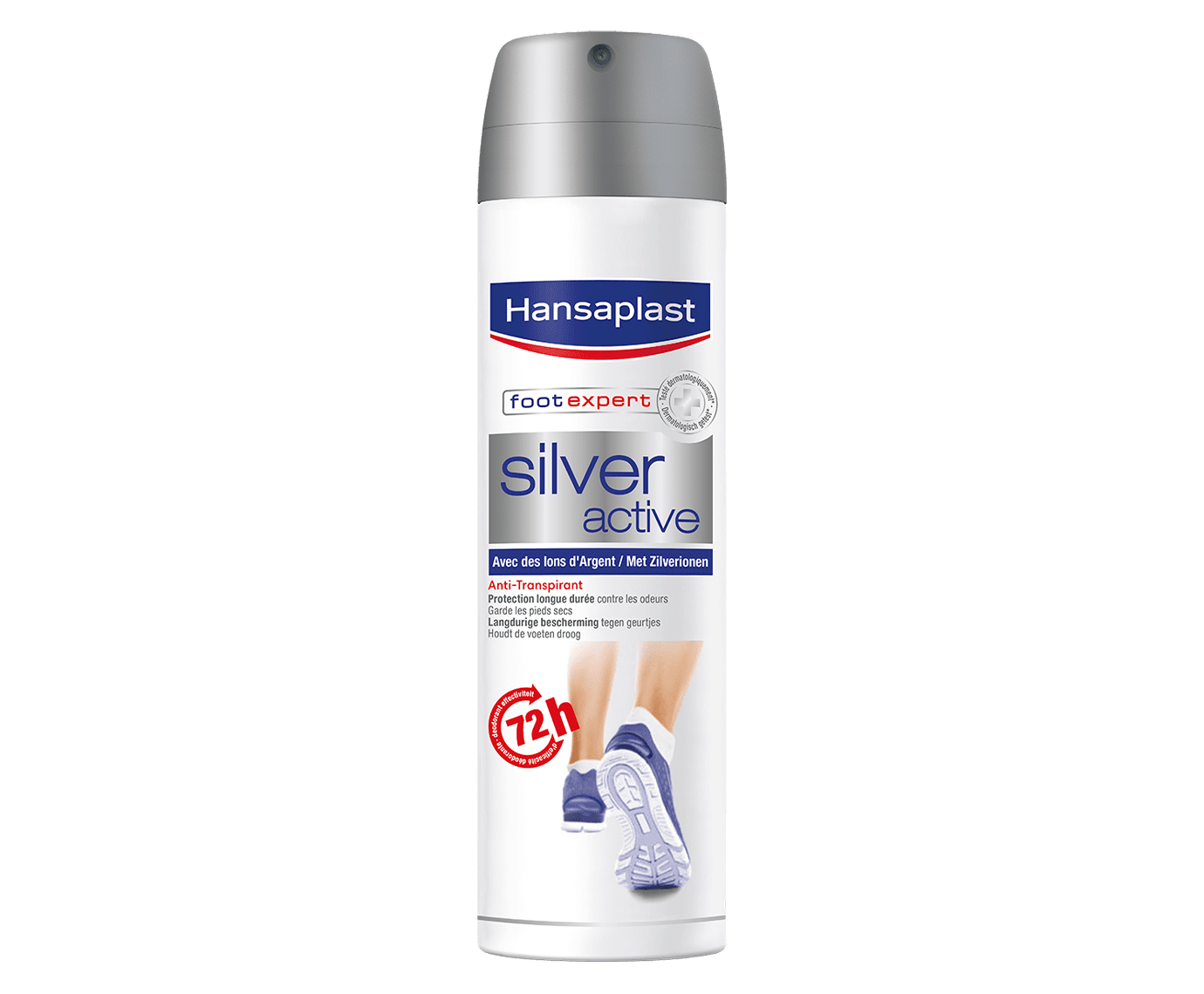 Zweetvoeten? Hansaplast - Silver Active Deodorant