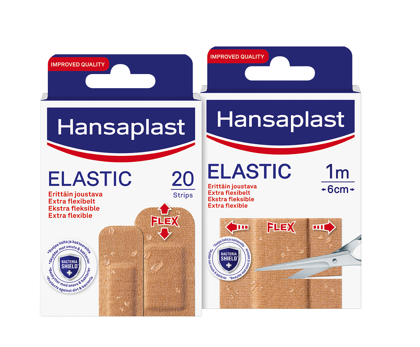 Hansaplast Elastic Plåster - Flexibelt Sårskydd