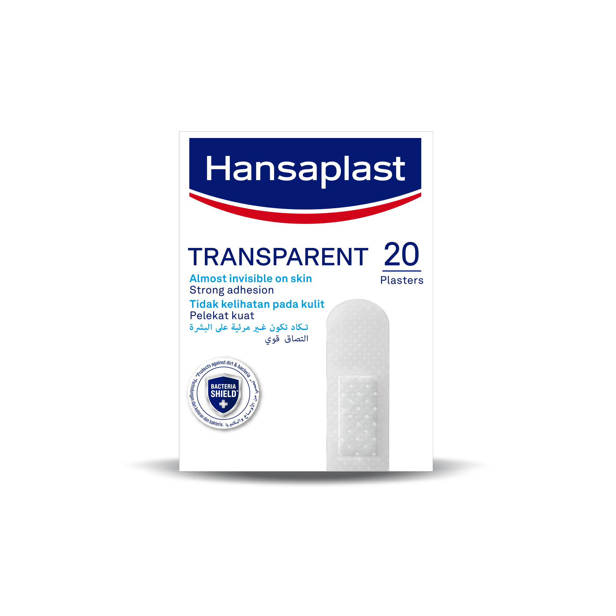 Hansaplast Transparent Plasters - For All Types of Smaller (Minor) Wounds