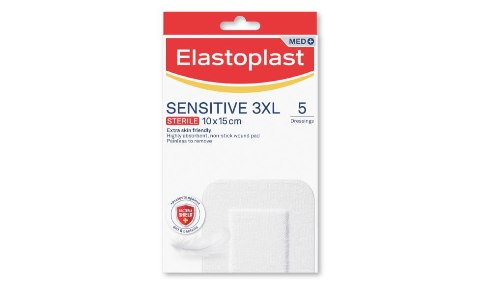 Large Wound Dressings for Sensitive Skin | XL & XXL Plasters | Elastoplast