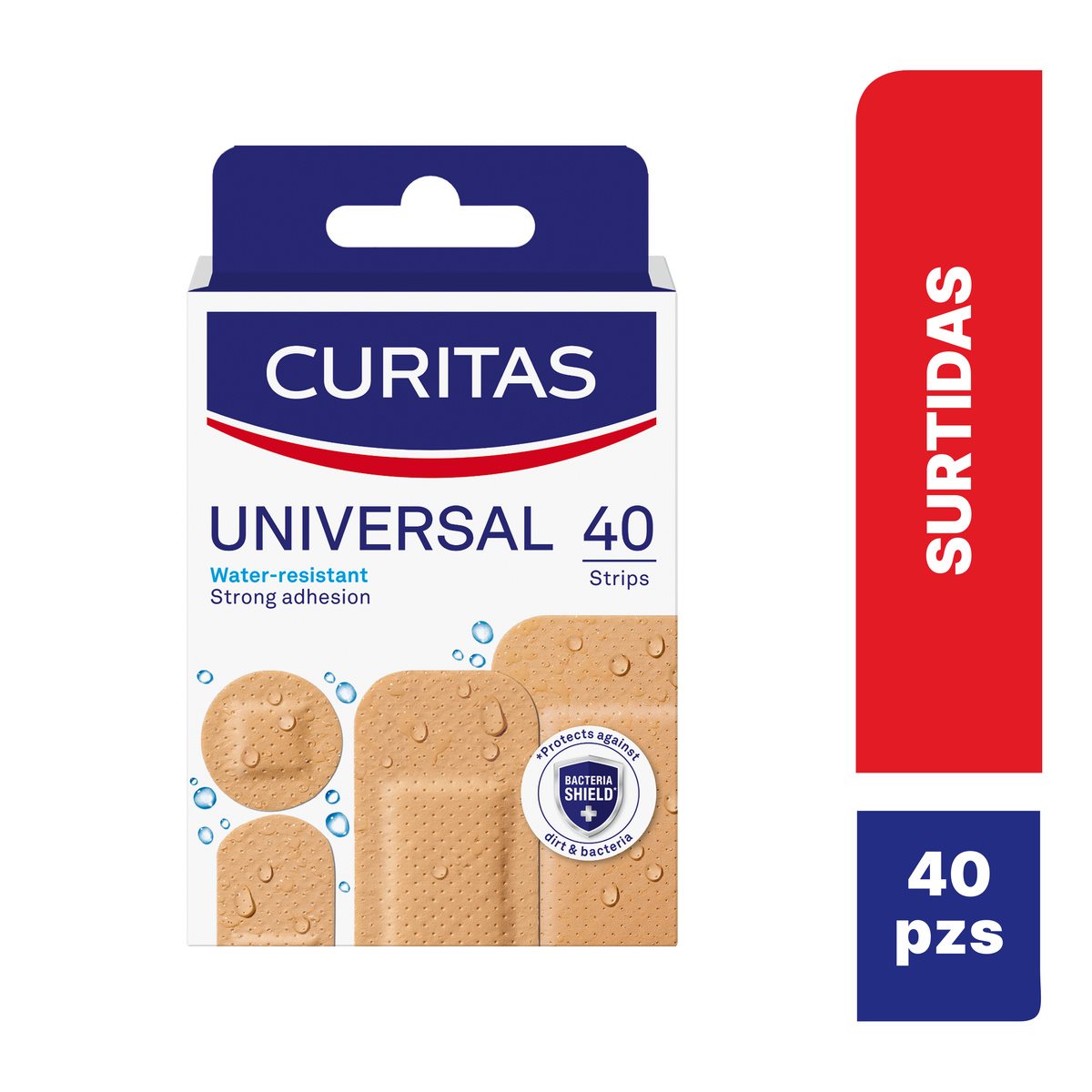 Curitas Transpiel Surtidas - para el tratamiento de heridas menores