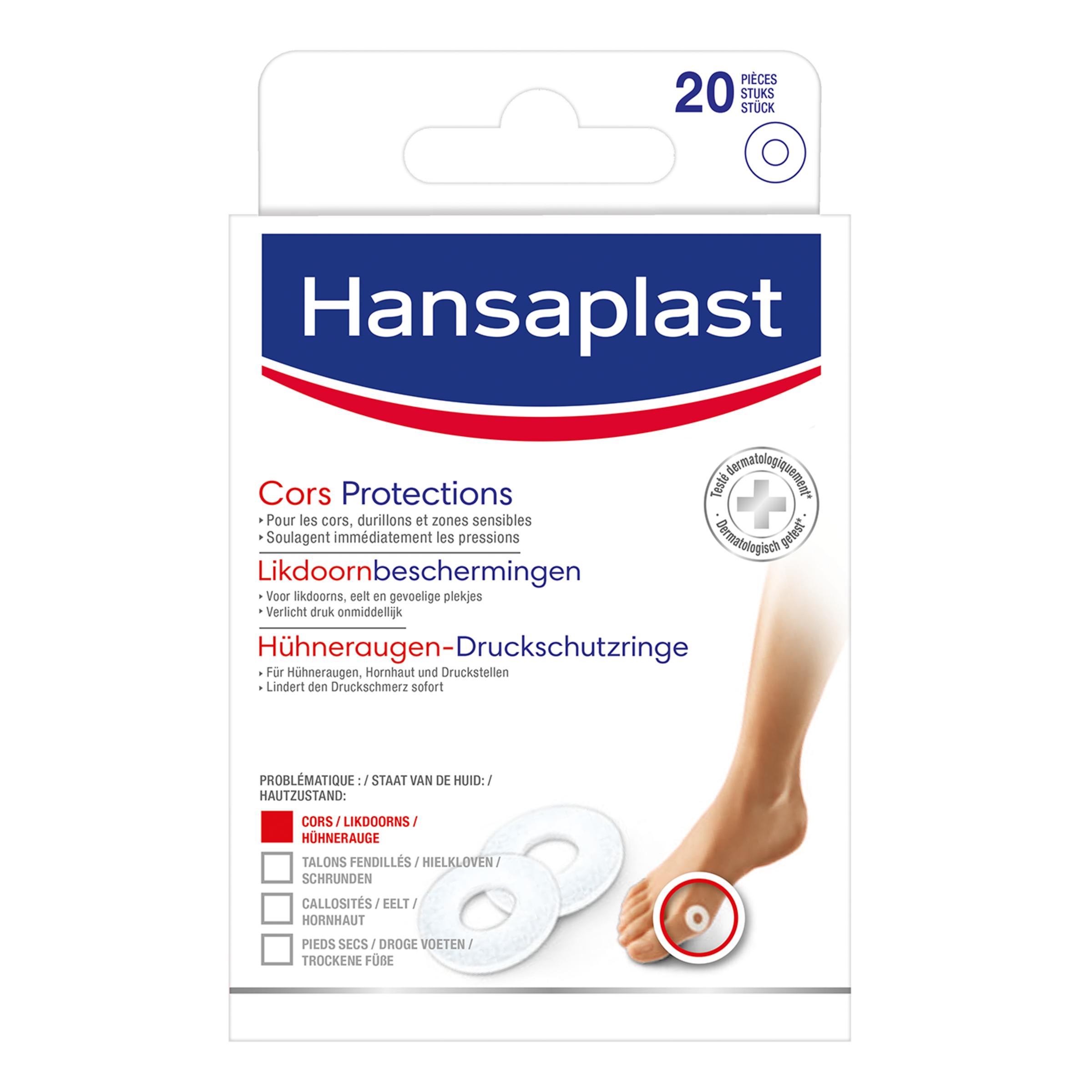 Likdoorn: (eksteroog) verwijderen & behandelen | Hansaplast