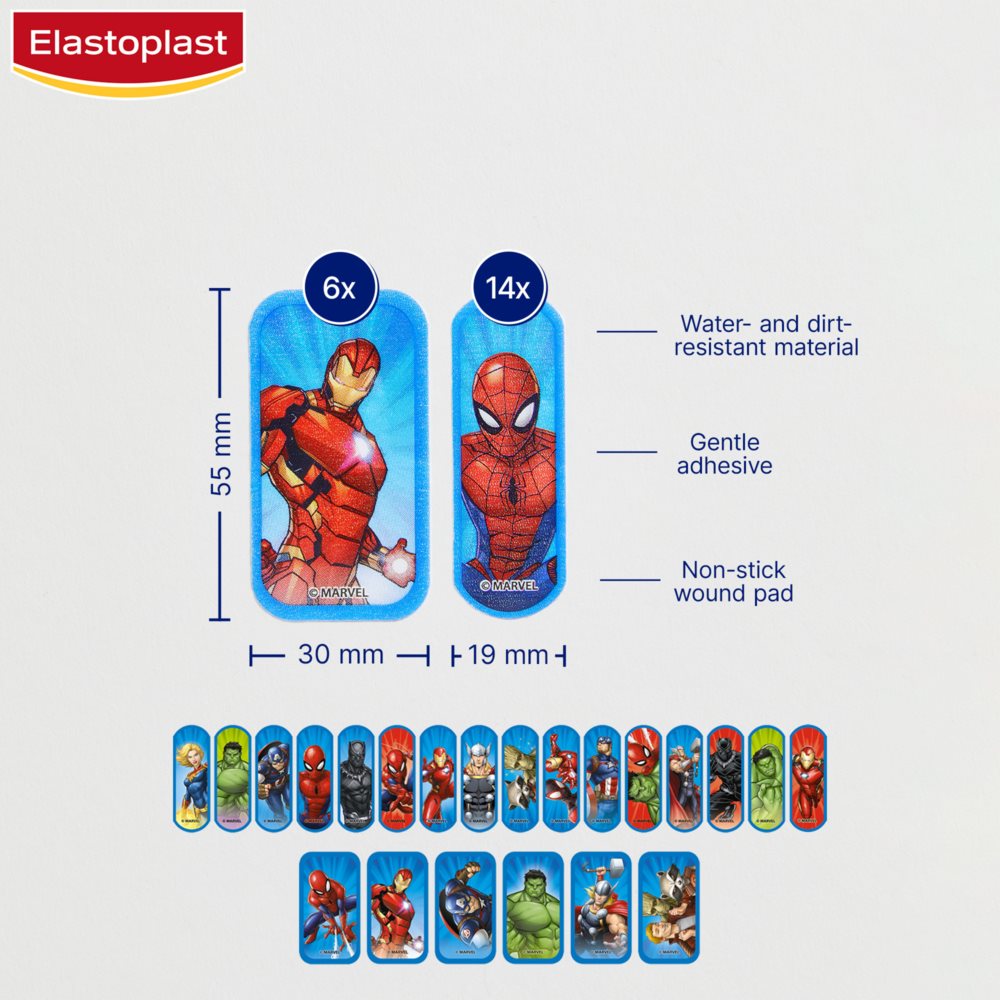 MARVEL Kids Plasters | Elastoplast