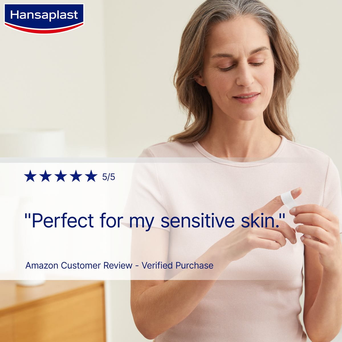 Hansaplast Sensitive Plasters - Skin-friendly Wound Protection