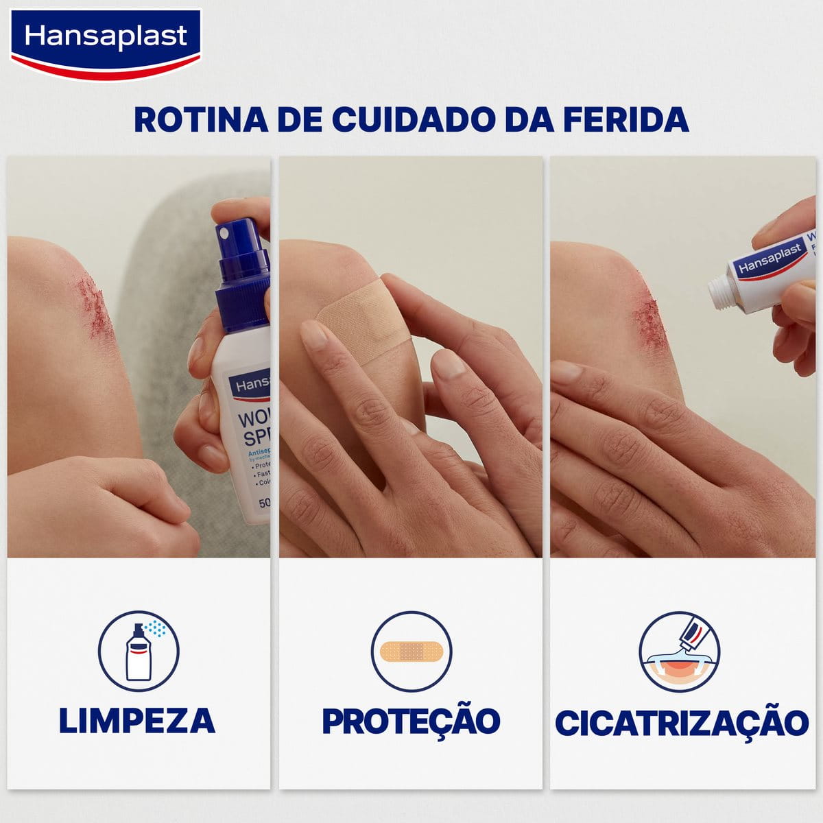 Pomada Cicatrizante 50g para Feridas Abertas | Hansaplast