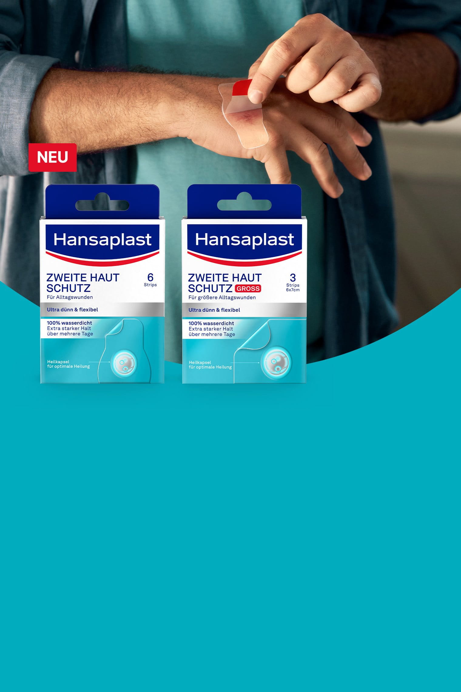 Elastic Pflaster für eine flexible Wundversorgung - Hansaplast