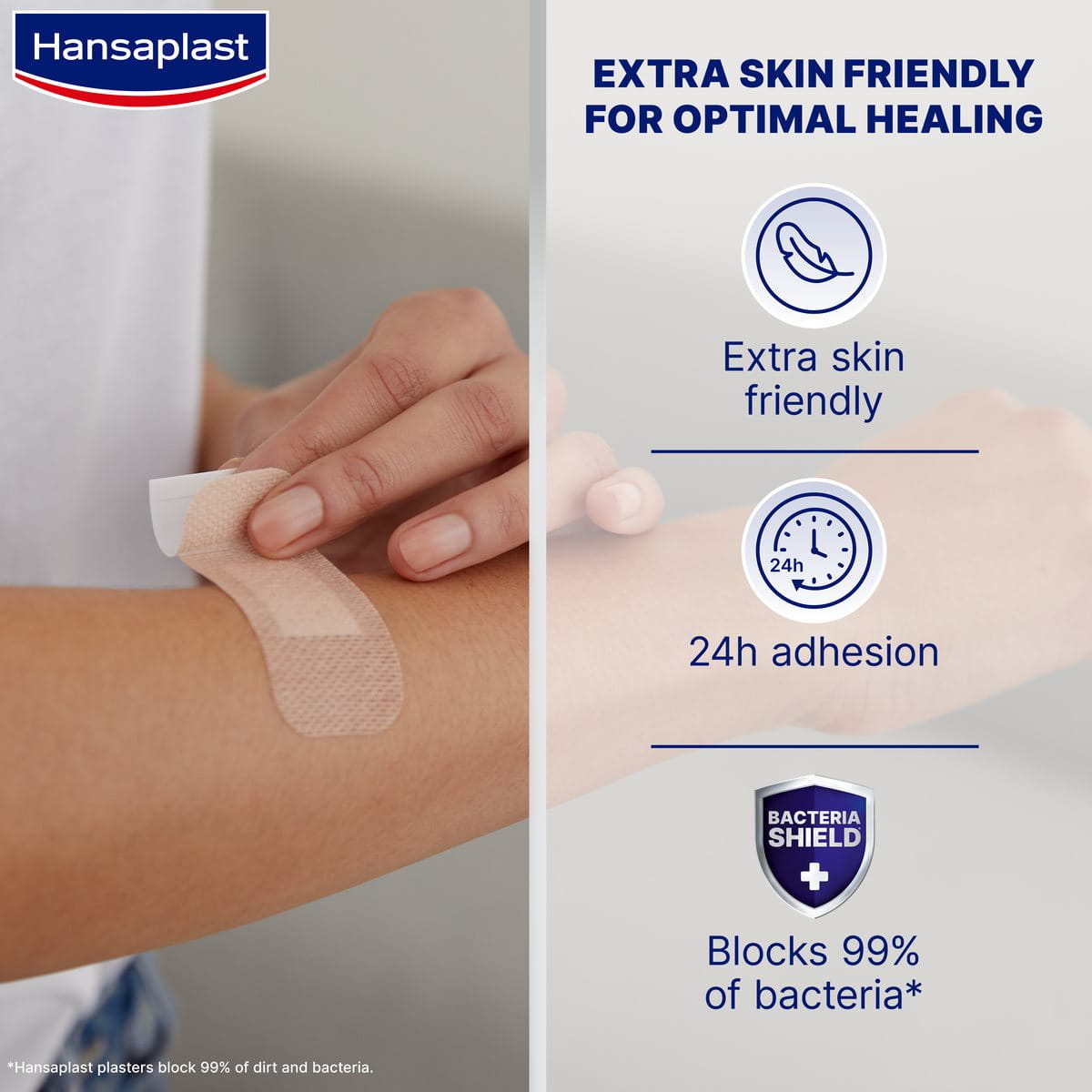 Hansaplast Sensitive Wound Plasters | Extra skin friendly for optimal ...