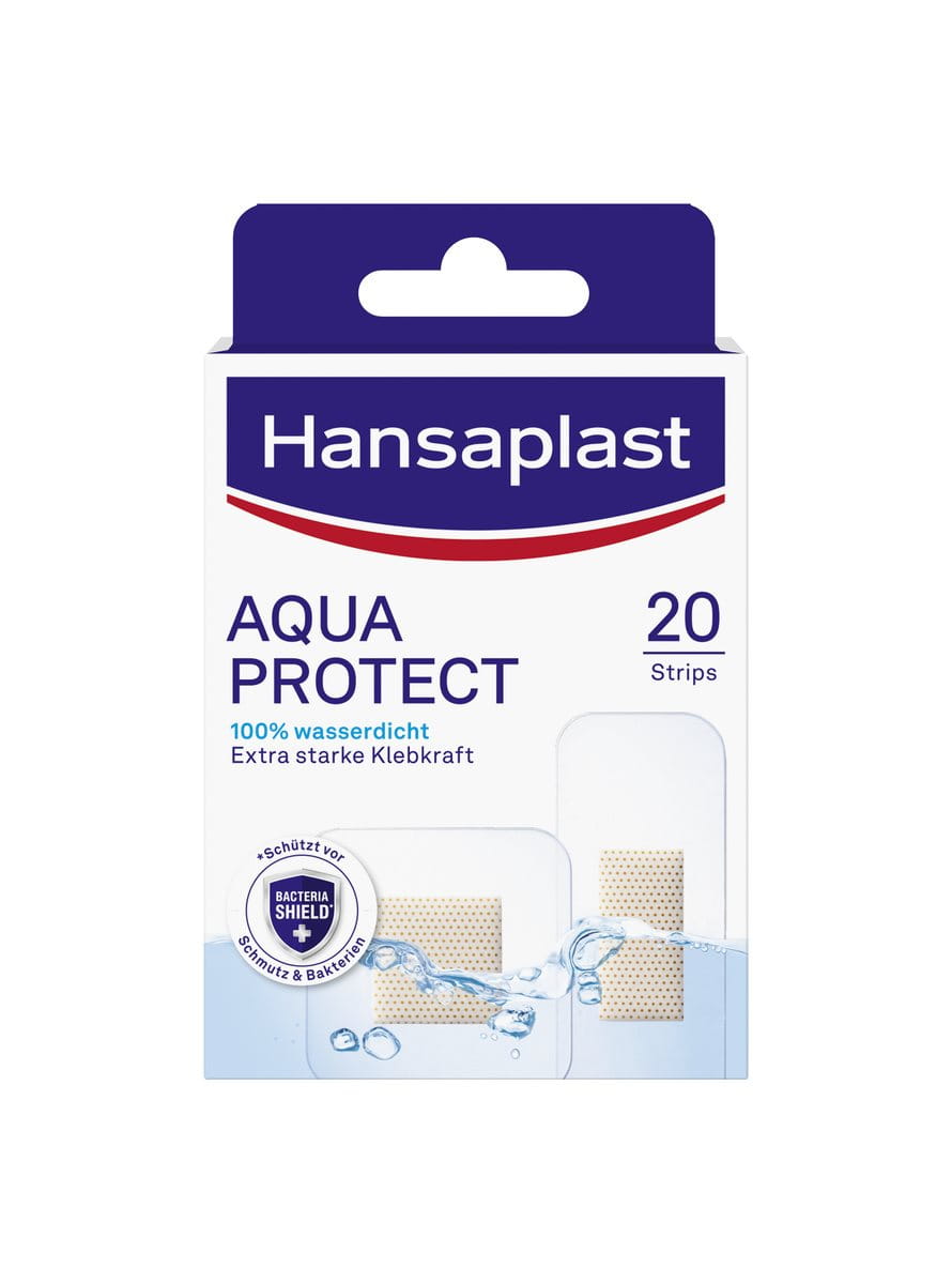 Hansaplast Aqua Protect Wound Plasters | Spot Plasters | Sensitive skin ...