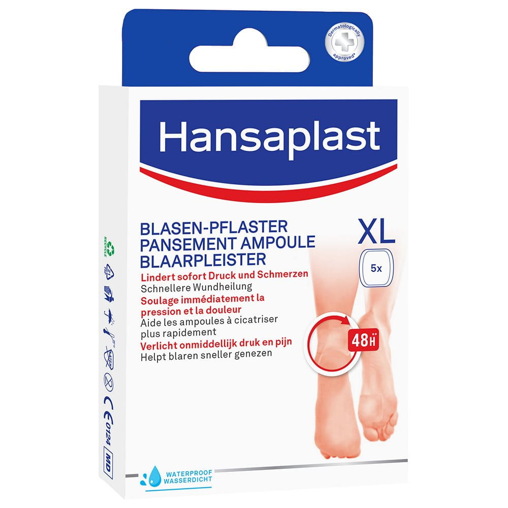 Blister Plaster XL: Big help help for large blisters - Hansaplast