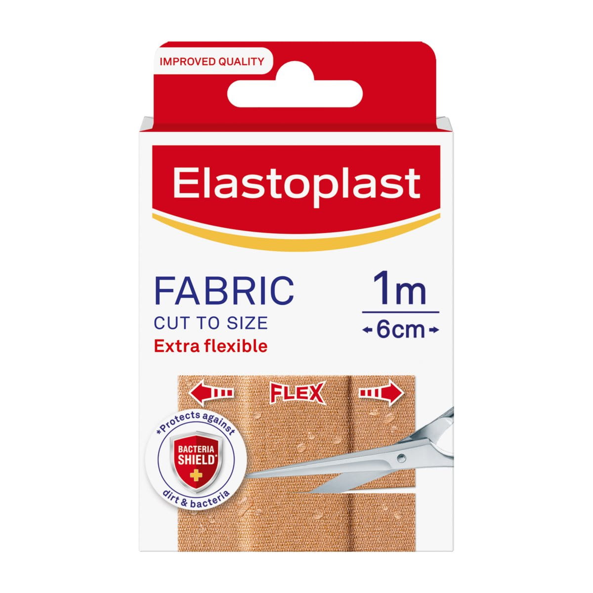 Fabric Plaster (Cut to Size) | Extra Flexible | Elastoplast